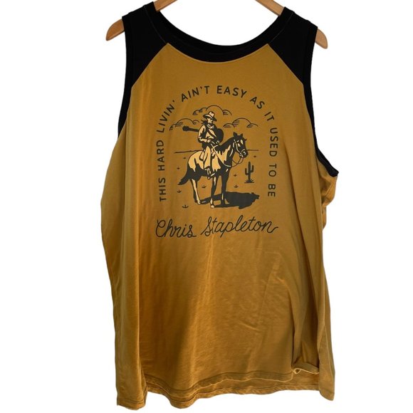 torrid | Tops | Torrid Chris Stapleton Raglan Tank Top 5 5x Yellow This ...